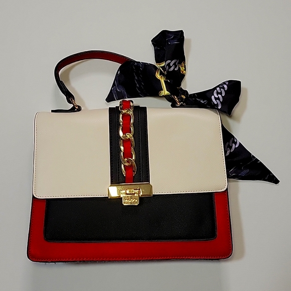 Aldo | Bags | Aldo Crossbody Purse In Red And Black | Poshmark